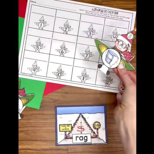 December Math and Literacy Centers and Activities by A Spoonful of Learning