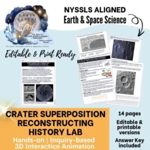 Impact Crater Superposition Reconstructing History Lab |NYSSLS, Earth ...
