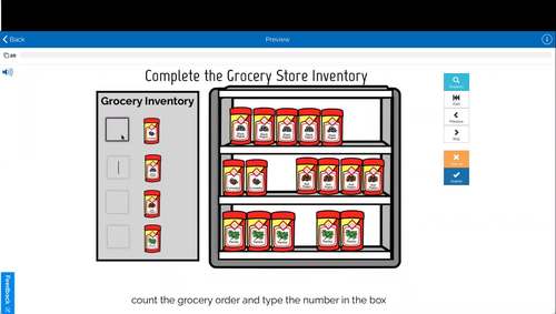 Grocery Store Inventory Counting Life Skills Boom Cards™ | TPT