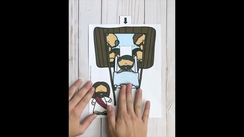 Jesus Heals a Paralyzed Man Bible Craft by Heartprints for Littles