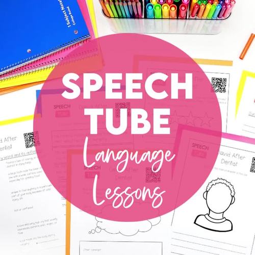 Speech Tube: A YouTube Speech & Language Companion Packet by Jenna ...