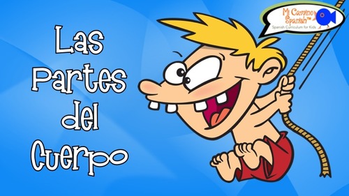 Learn Parts of the Body in Spanish! (Teaching Video!) DISTANCE LEARNING