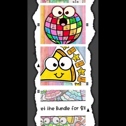 New Years Math Craft Bundle | Double-Digit Addition & Subtraction