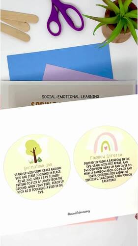 Spring Brain Breaks | Brain Break Activities | Movement Cards Spring ...