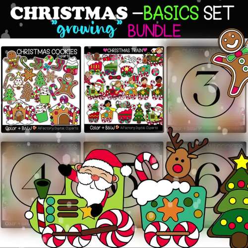 Christmas Clipart and festivity Mega Bundle {$30 value!} by Aifactory ...