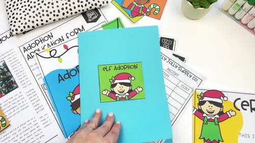 Adopt an Elf Project Based Learning, Class Elf Journal, Elf Kindness ...