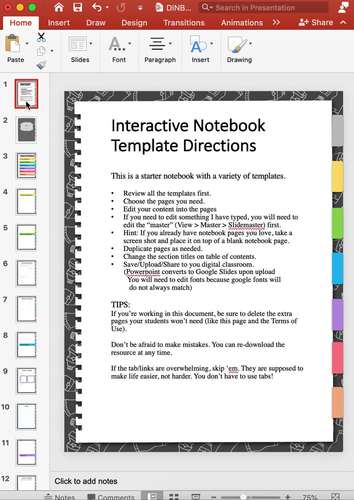 Distance Learning Interactive Art Notebook. Hybrid & Blended Unit Templates
