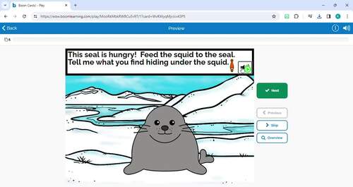 initial /s/: Feed the Squid to the Seal. by Creative Speech Language ...