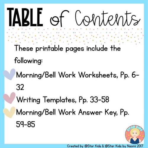 Summer Review Packet | Kindergarten and First Grade | NO PREP by Star Kids