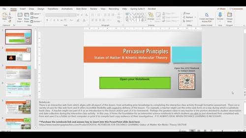 States of Matter and Particle Motion | Complete, Inquiry-Based Lesson PPT
