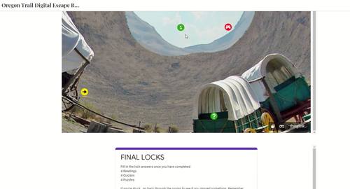 Oregon Trail DIGITAL ESCAPE ROOM for Google Drive® | Manifest Destiny