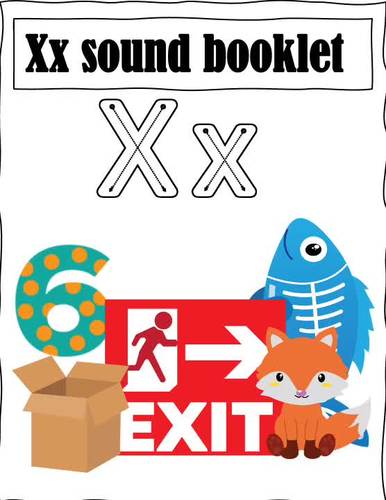 X Beginning Sound work pack (alphabet) by Diverse Tutors | TPT
