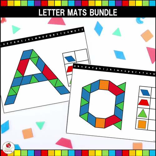 Alphabet Letter Mats Bundle | Playdough Mats | Alphabet Task Cards ...