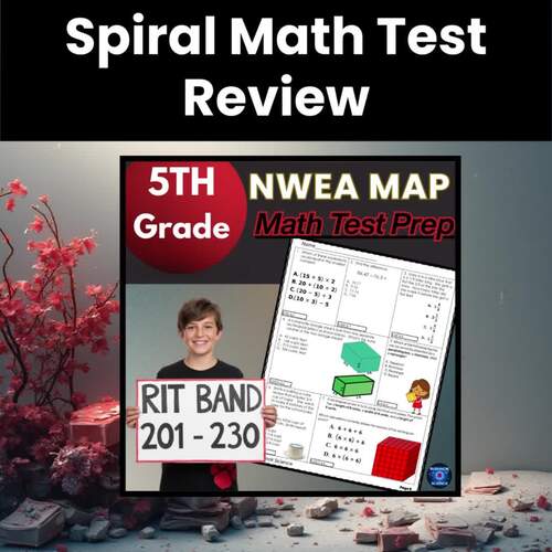 5th Grade NWEA MAP Math Test Prep, Math Review Worksheets, Practice ...