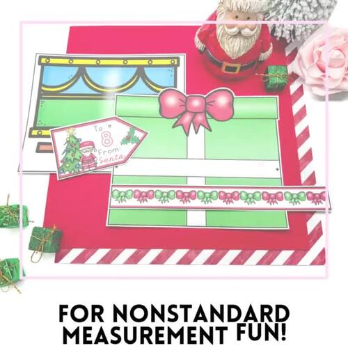 Gift Nonstandard Measurement Christmas Math Activity - Measuring Length ...