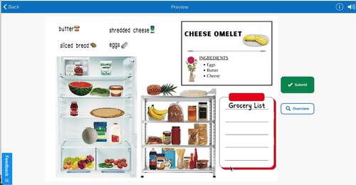 Life Skills: COOKING: Making Grocery Lists from Recipes- Edition 1