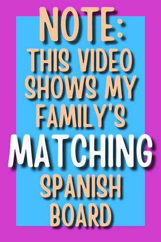 Circle Time Board: English Only Version by RoShamBo Homeschooling