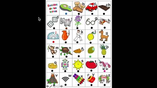 POSTERS ALFABETO DIGITAL AUDIO SONIDOS Y LETRAS SPANISH LETTER NAMES SOUNDS