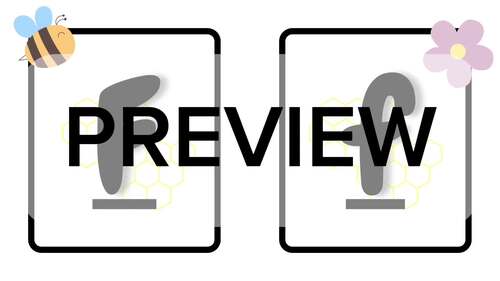 Bee Theme — Letter Matching Game by Ms. Duperval's Store | TPT