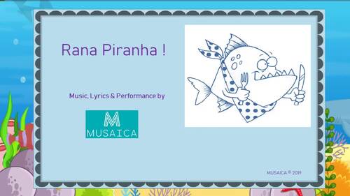 Rana Piranha _ ages 3 - 7 _ MP4 Lyrics videos, Karaoke tracks_PDF by ...