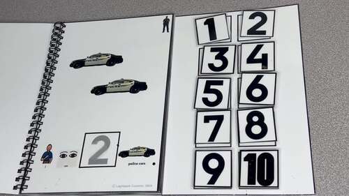 Community Helpers Counting Self Correcting Adapted Book /Adaptive Book