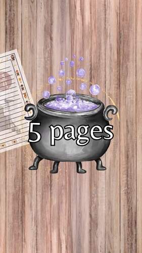 Wizarding School Creative Writing Pages and Prompts for Homeschool and ...