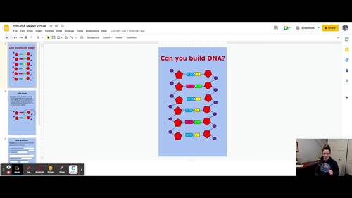 Three DNA Activities including a Virtual Model on the Structure of DNA