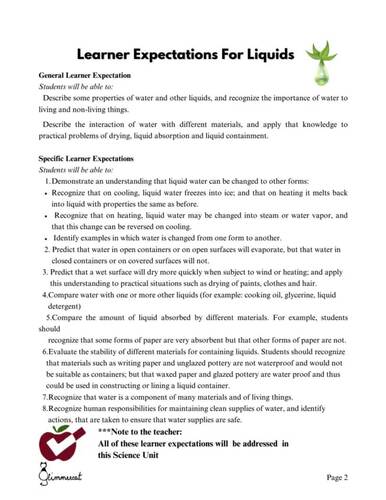 Exploration of Liquids: Problem Solving Science Investigations | TPT