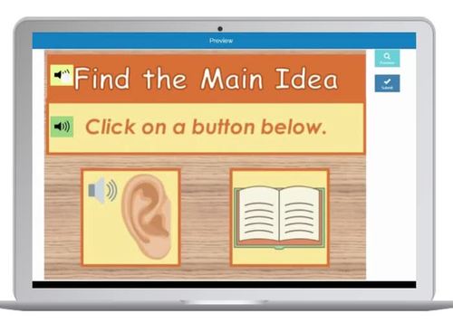 Main Idea: Using Picture Clues (Reading Comprehension) BOOM CARDS