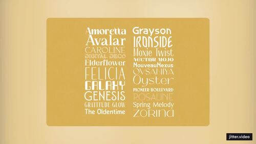 Art Deco Font Bundle - 21 Elegant, Vintage, and Retro 1920s & 1930s Fonts!