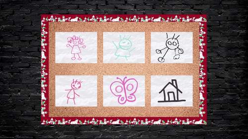 Christmas Dog Printable Bulletin Board Border Classroom Decor | TPT