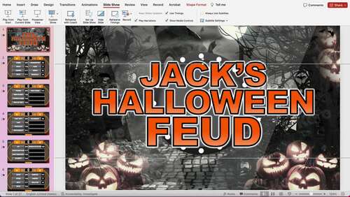 Halloween Feud || Family Feud Halloween Classroom Game | Distant ...