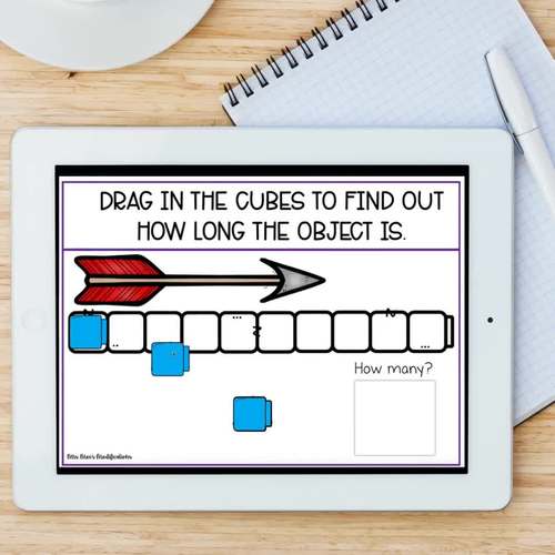 Measurement: Measuring with Nonstandard Units (version two): Boom Cards: