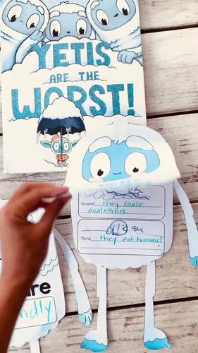Yetis Are the Worst: Winter Read Aloud Book Craft Opinion Writing ...