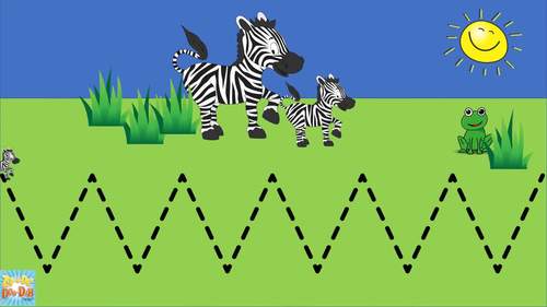 Handwriting; Zig Zag Letter Formation Video and PowerPoint by WriteAbility