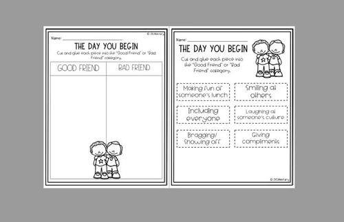 The Day You Begin Activities | Book Companion | No Prep SEL by JKLMentary