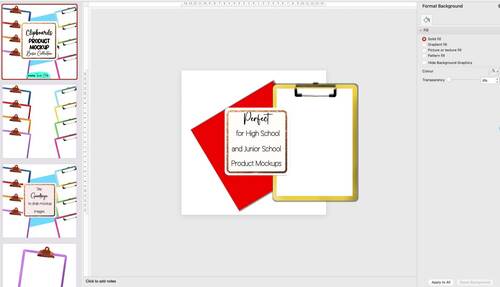 Clipboards Mock-up png images by Teach Elite | TPT