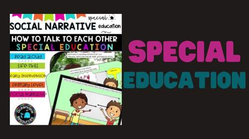 Social Narrative-TALKING TO EACH OTHER 2 male characters SPED (A Social ...