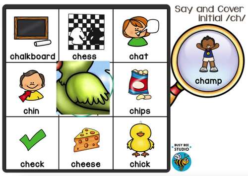 Articulation CH SH Boom Cards BUNDLE Speech Therapy by Busy Bee Studio