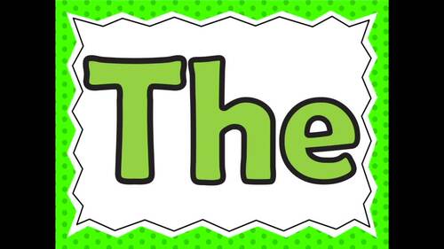 Sight Word Songs With Videos | Writing Activities & More | Set 1