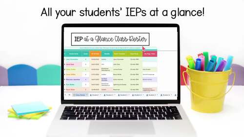 IEP at a Glance Quick Reference Information Sheet Google Sheets Form