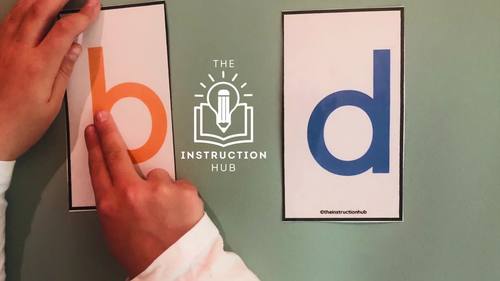 B/D Reversal Practice Set: Tracing, Writing, Words to Read | TPT