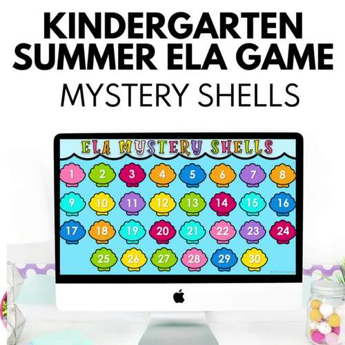 Kindergarten Summer Activities ELA Summer Review Game using PowerPoint™