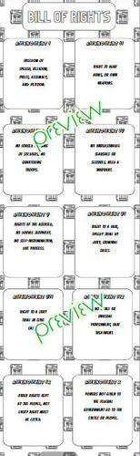 US Bill of Rights Giant Poster Project Printable by Secondary Science HQ 2