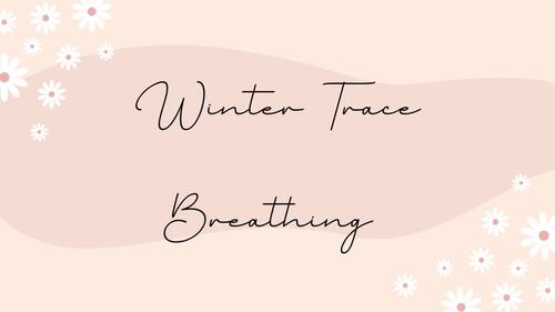 Winter Trace Breathing Visuals -Set of 2 Mindfulness Worksheets- Coping ...