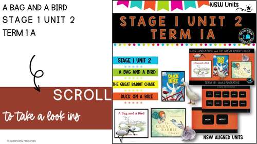 NSW DET Stage 1 English Unit 2 A BAG AND A BIRD Component B TERM 1A ...