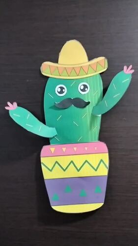 Cactus Craft | Cinco De Mayo Craft | Cactus Writing Activities | Build ...