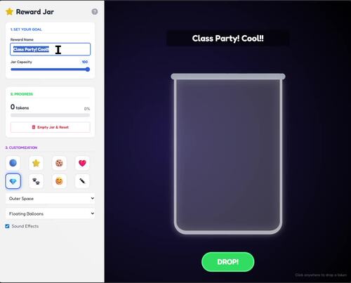 Digital Reward Jar | Classroom Management Tool | Interactive Behavior ...
