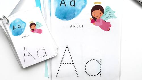 Alphabet and Numbers Tracing and Practice Cards - Winter Themed by ...