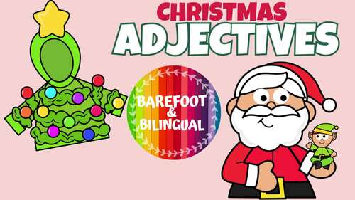Christmas Adjectives Clipart | Grammar Christmas Clipart | Christmas ...